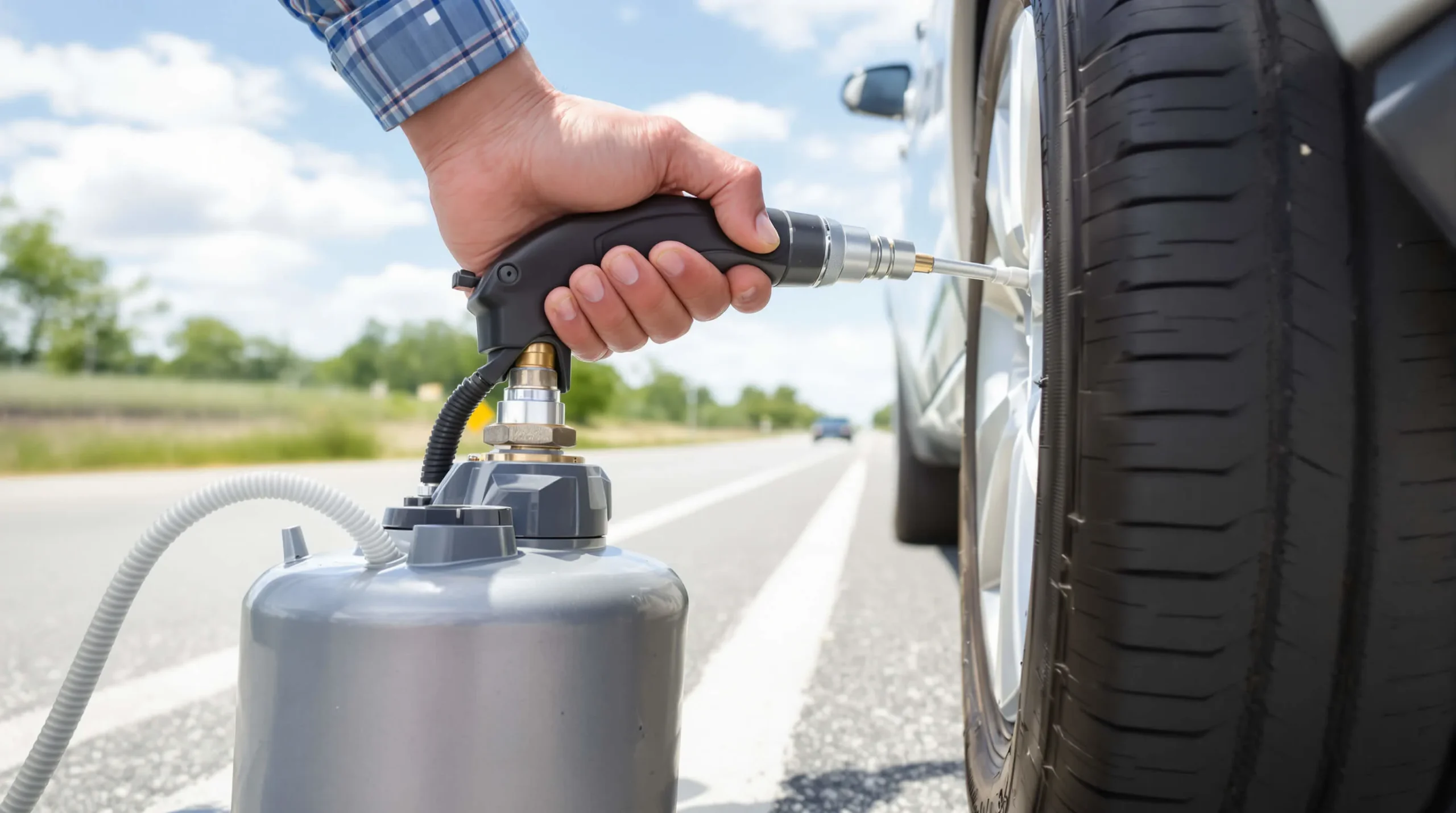 Comment gonfler un pneu sans stress et sans erreur